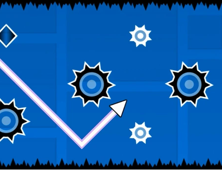 Geometry Dash Wave - Play Online Geometry Dash Wave on Slow Roads Io